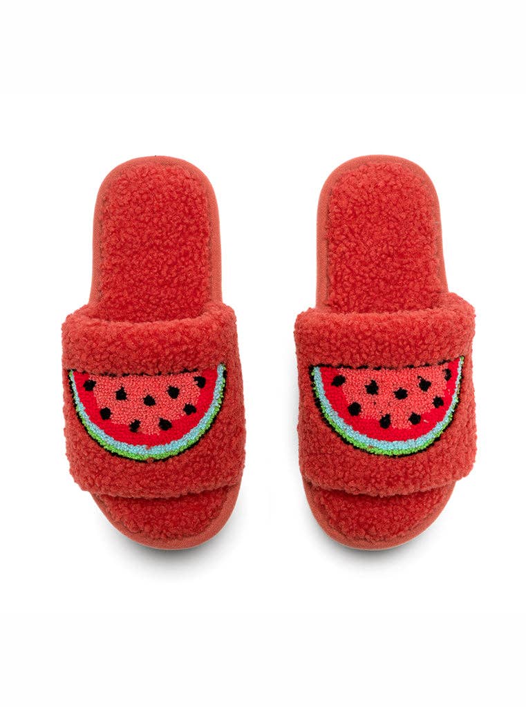 Watermelon Slide Slipper – Whimsy Floral